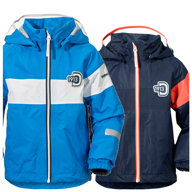 Didriksons Kalix Kids Jacket | Boys Waterproof Jackets | CozyMole ...