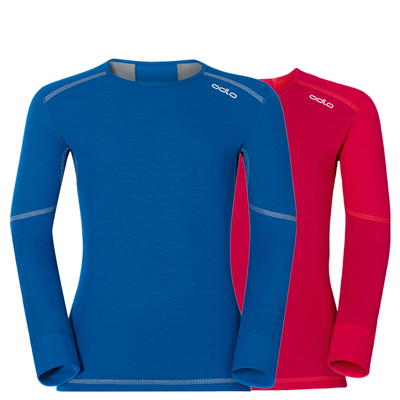 Odlo Kids X-Warm L/S Crew Neck Shirt | Base Layer | CozyMole ...